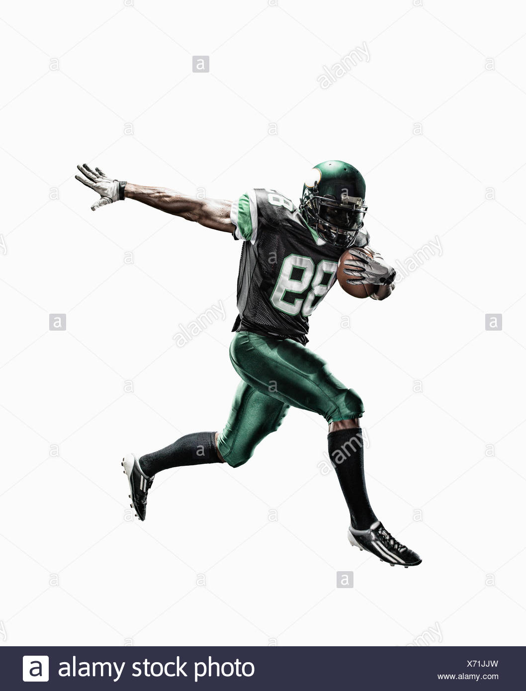 American Football Helmet Side View High Resolution Stock Photography ...