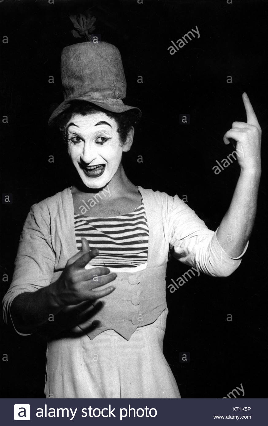 Marceau Mime French Marcel High Resolution Stock Photography and Images ...