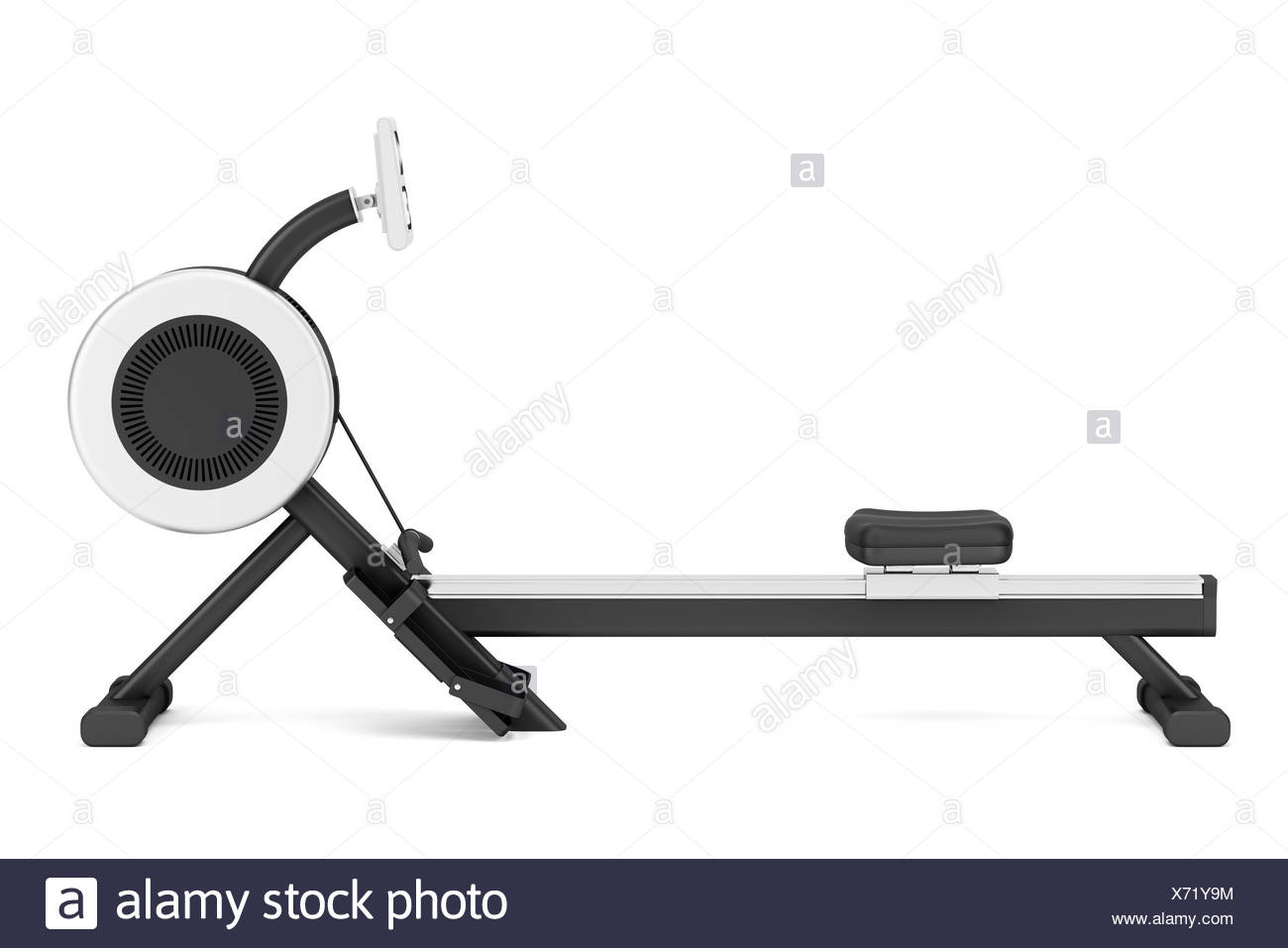 Rowing Machine Black and White Stock Photos & Images - Alamy