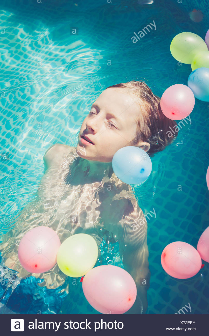 Balloon Floating In Water High Resolution Stock Photography and Images ...