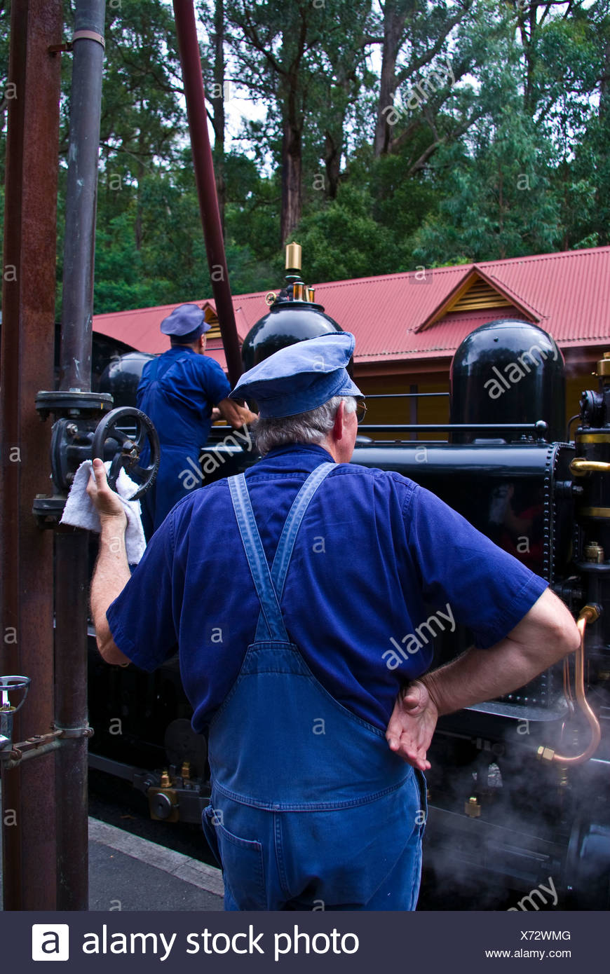 Steam Train Filling Water High Resolution Stock Photography and Images ...