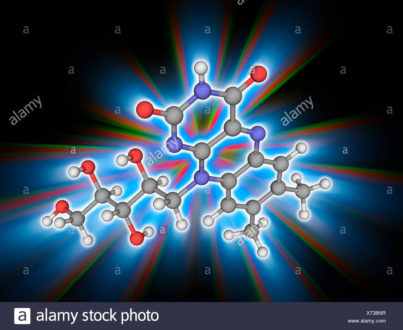 Vitamin B2 Molecule High Resolution Stock Photography and Images - Alamy