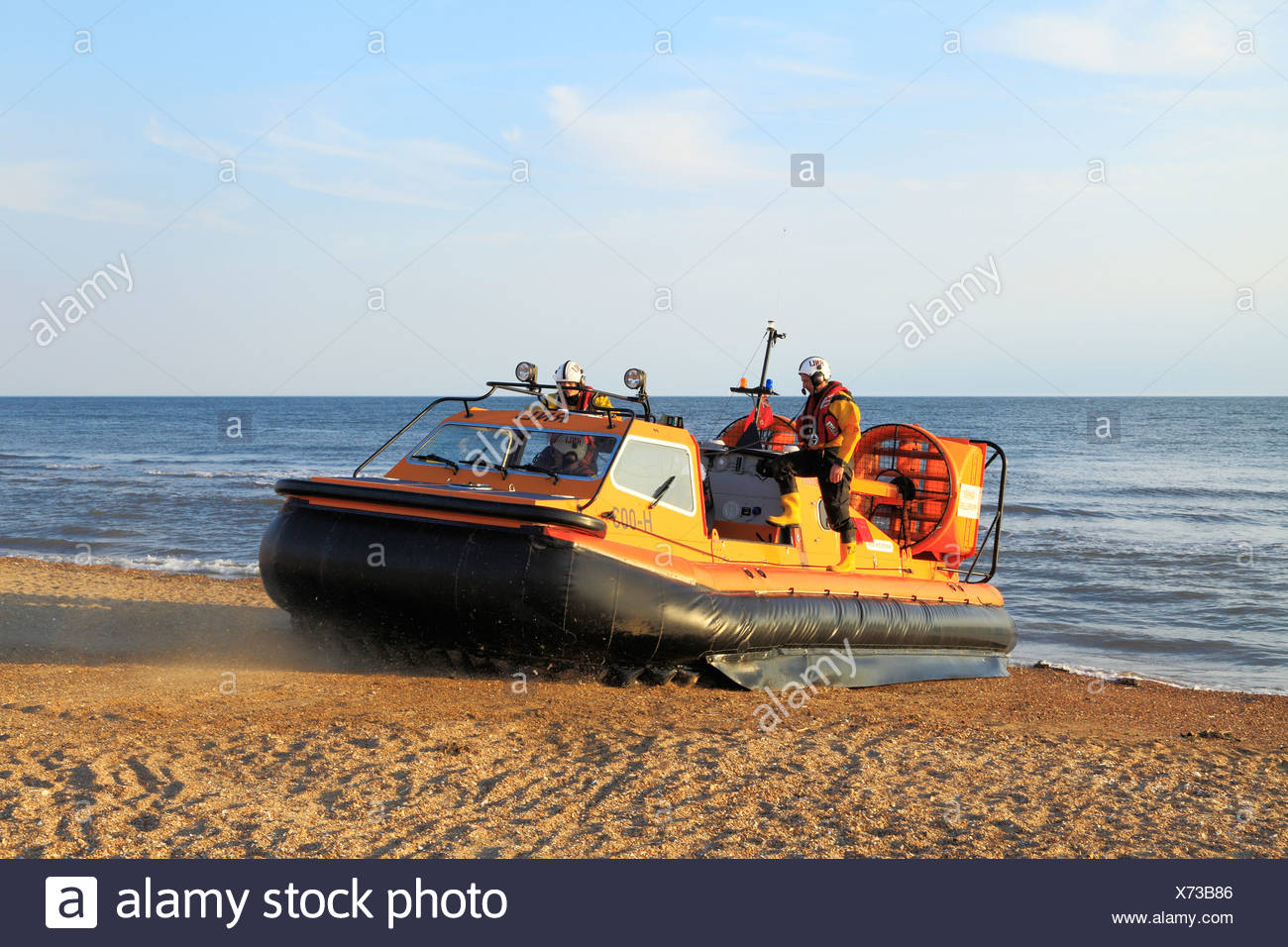 Inshore Hovercraft Lifeboat Rnli Hunstanton High Resolution Stock ...