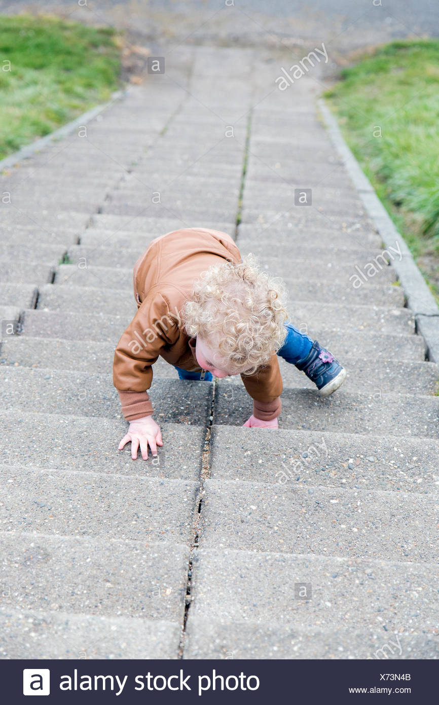 Crawling Up Stairs High Resolution Stock Photography and Images - Alamy