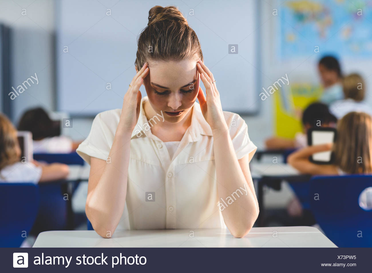 Teacher Upset Classroom High Resolution Stock Photography and Images ...
