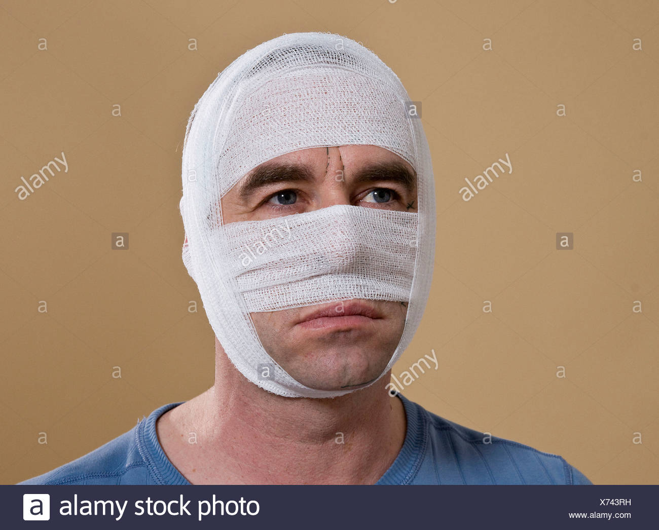 Bandaged Face High Resolution Stock Photography and Images - Alamy