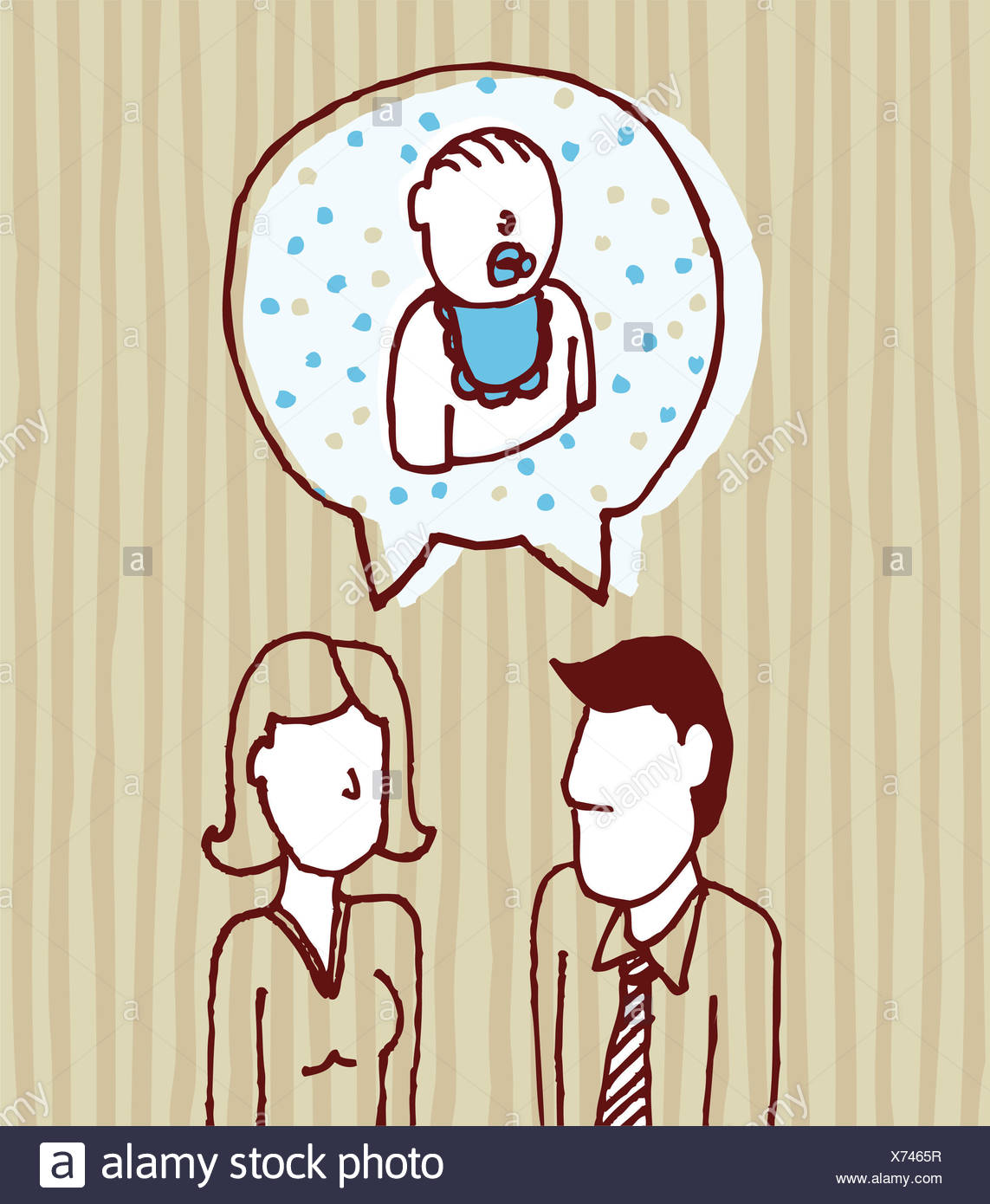 Cartoon Couple Talking High Resolution Stock Photography and Images - Alamy