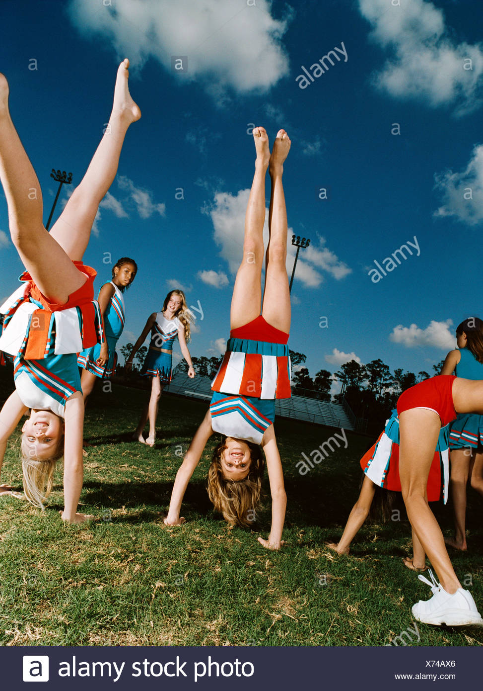 Girls Performing Handstand High Resolution Stock Photography and Images ...