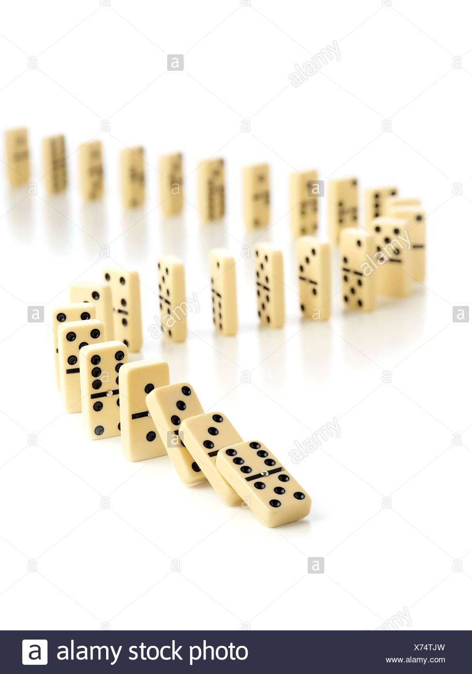 Dominoes Falling High Resolution Stock Photography and Images - Alamy
