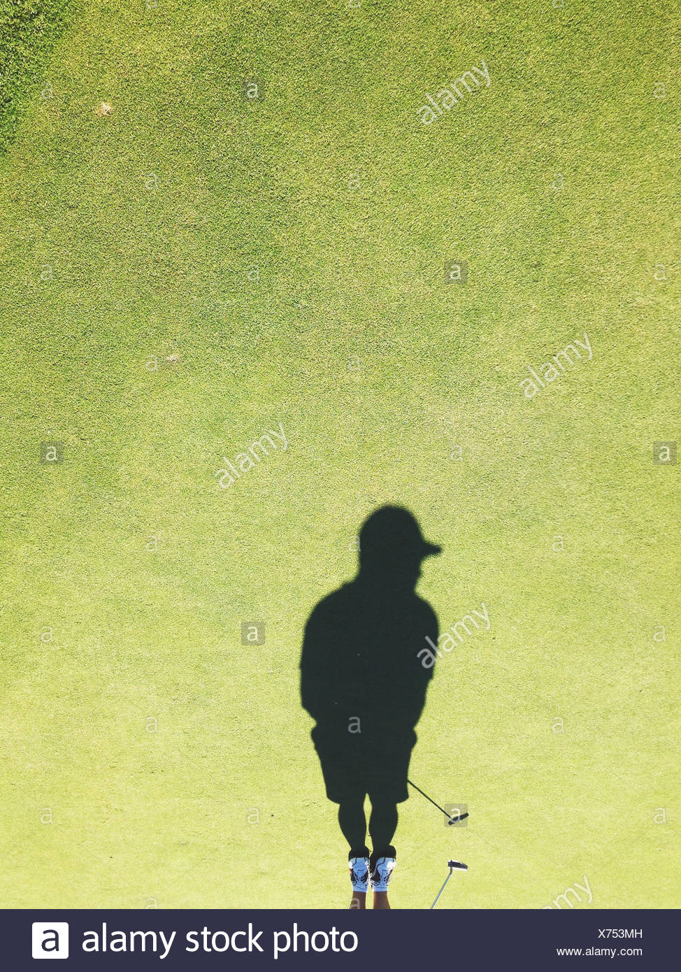 Golf Green Shadow High Resolution Stock Photography and Images - Alamy