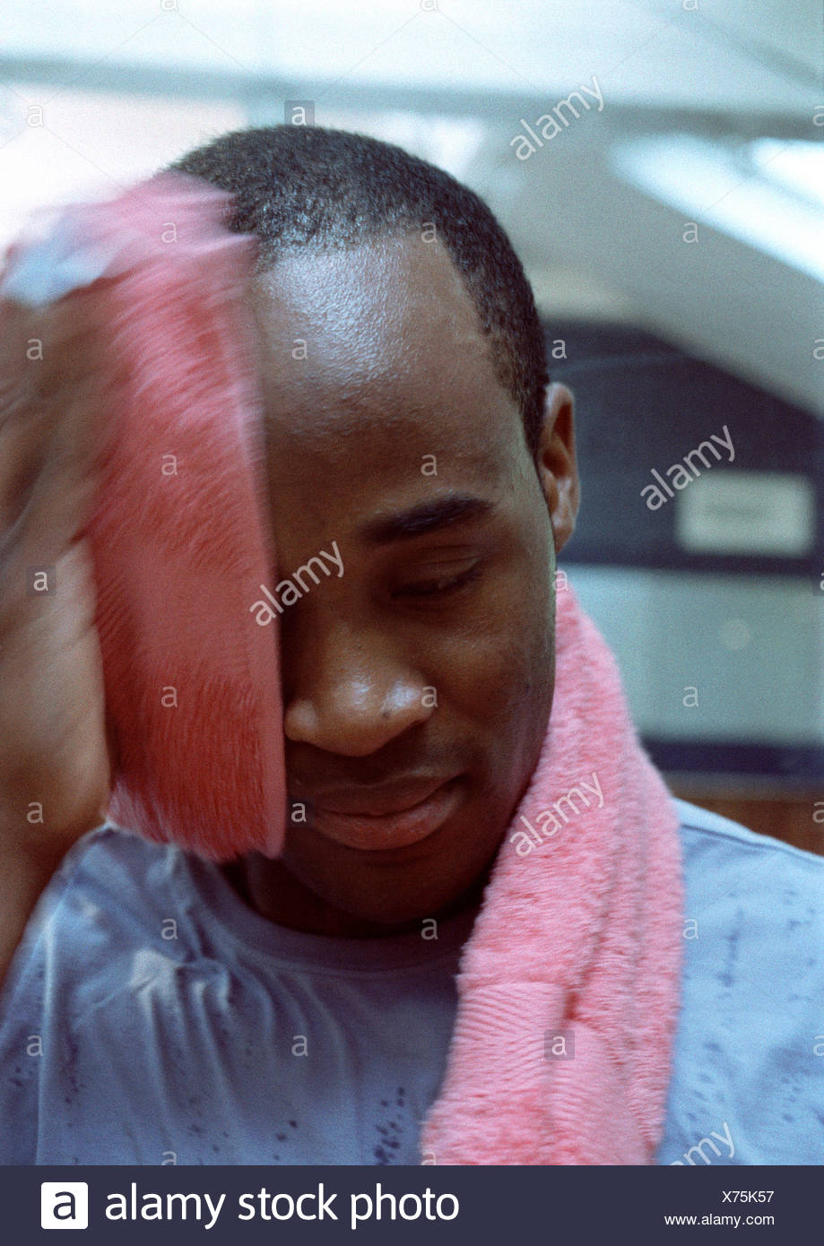 Wiping Sweat Off Forehead High Resolution Stock Photography and Images ...