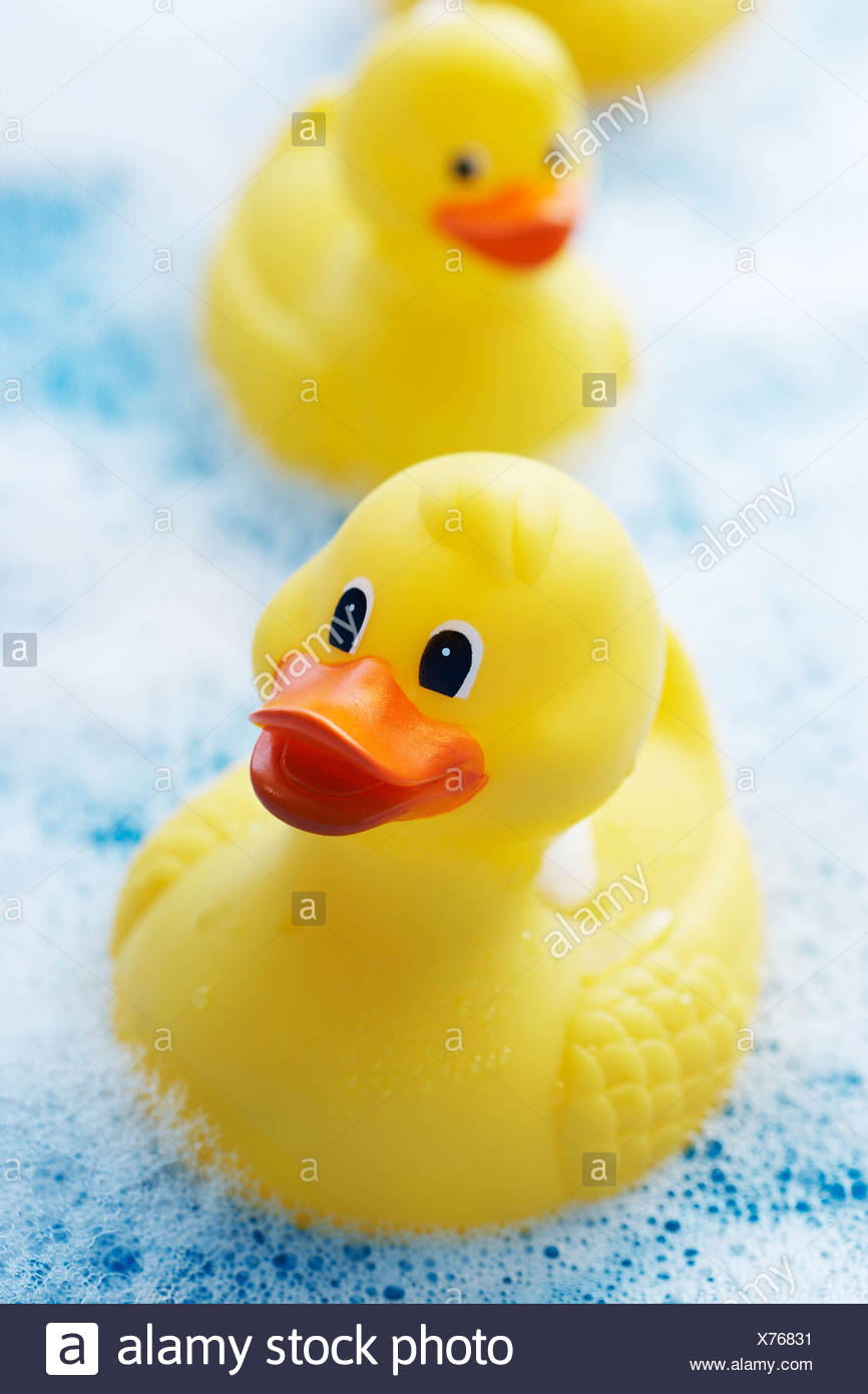 Rubber Ducks Bubble Bath Stock Photos & Rubber Ducks Bubble Bath Stock ...