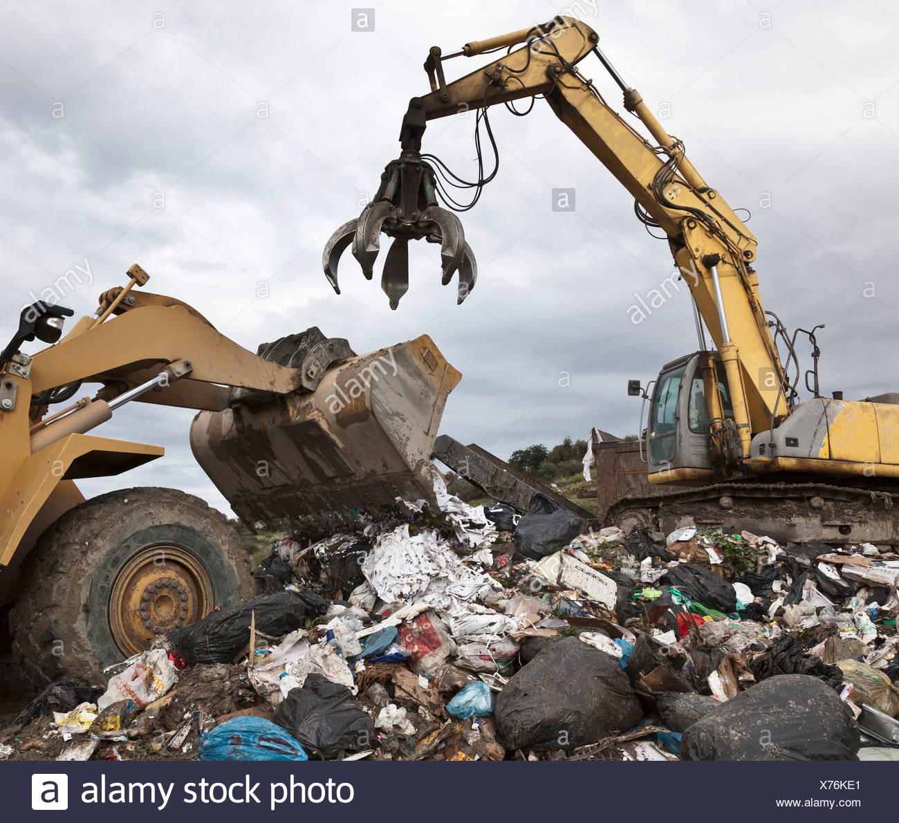 Mound Of Construction Rubbish High Resolution Stock Photography and ...