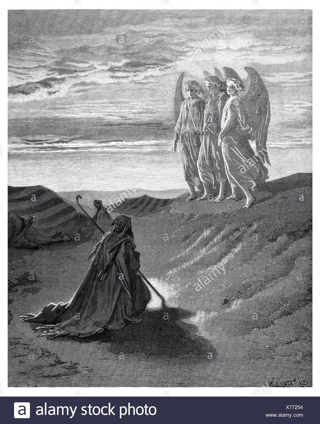 Three Angels With Abraham High Resolution Stock Photography and Images ...