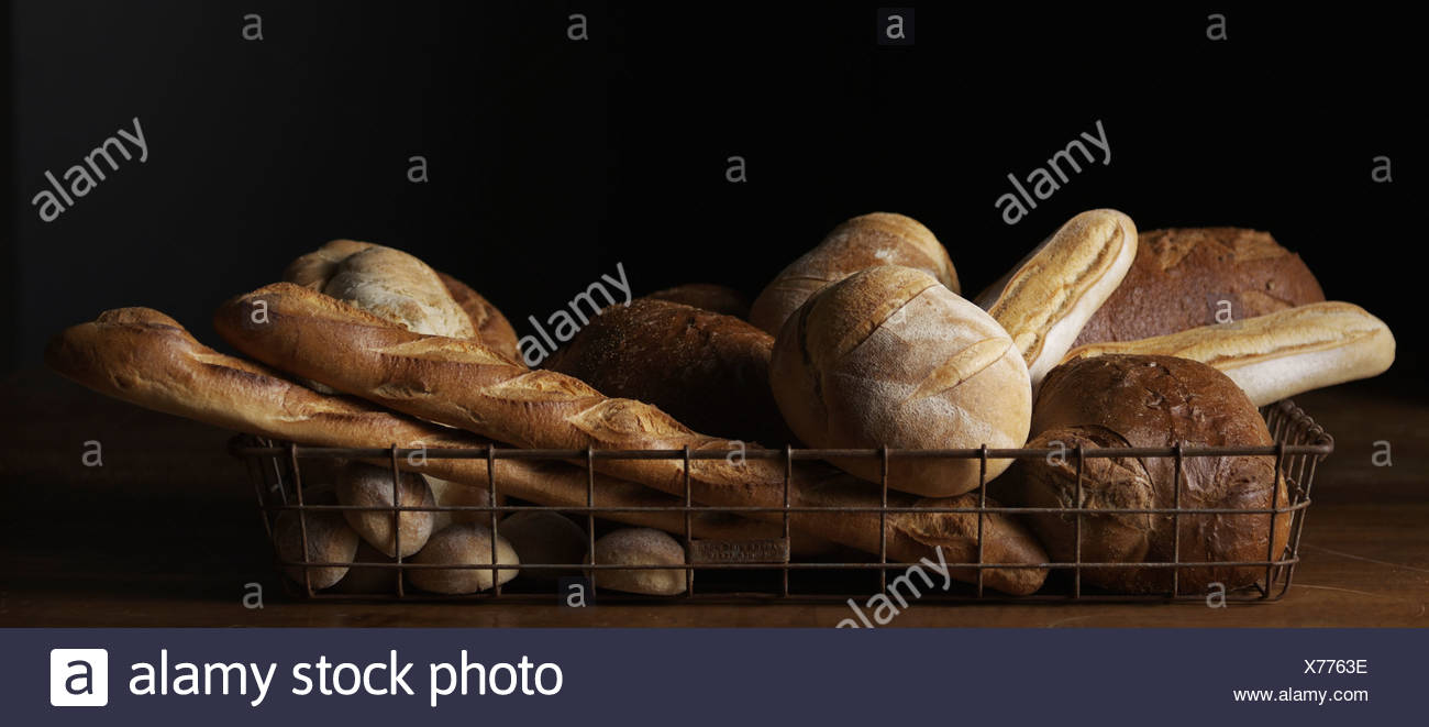 Bread Basket Selection Stock Photos & Bread Basket Selection Stock ...