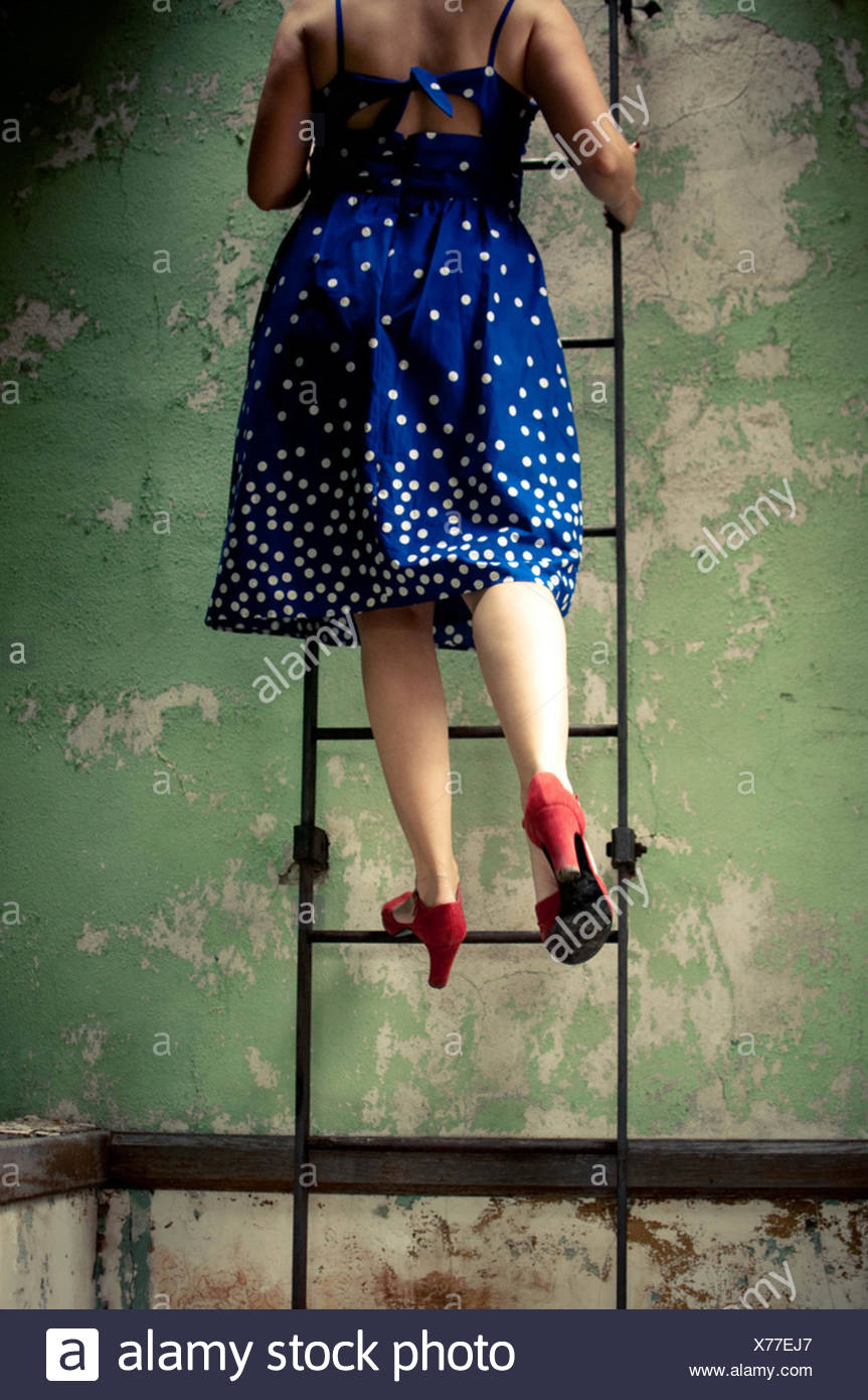 Woman Rear View Heels High Resolution Stock Photography and Images - Alamy