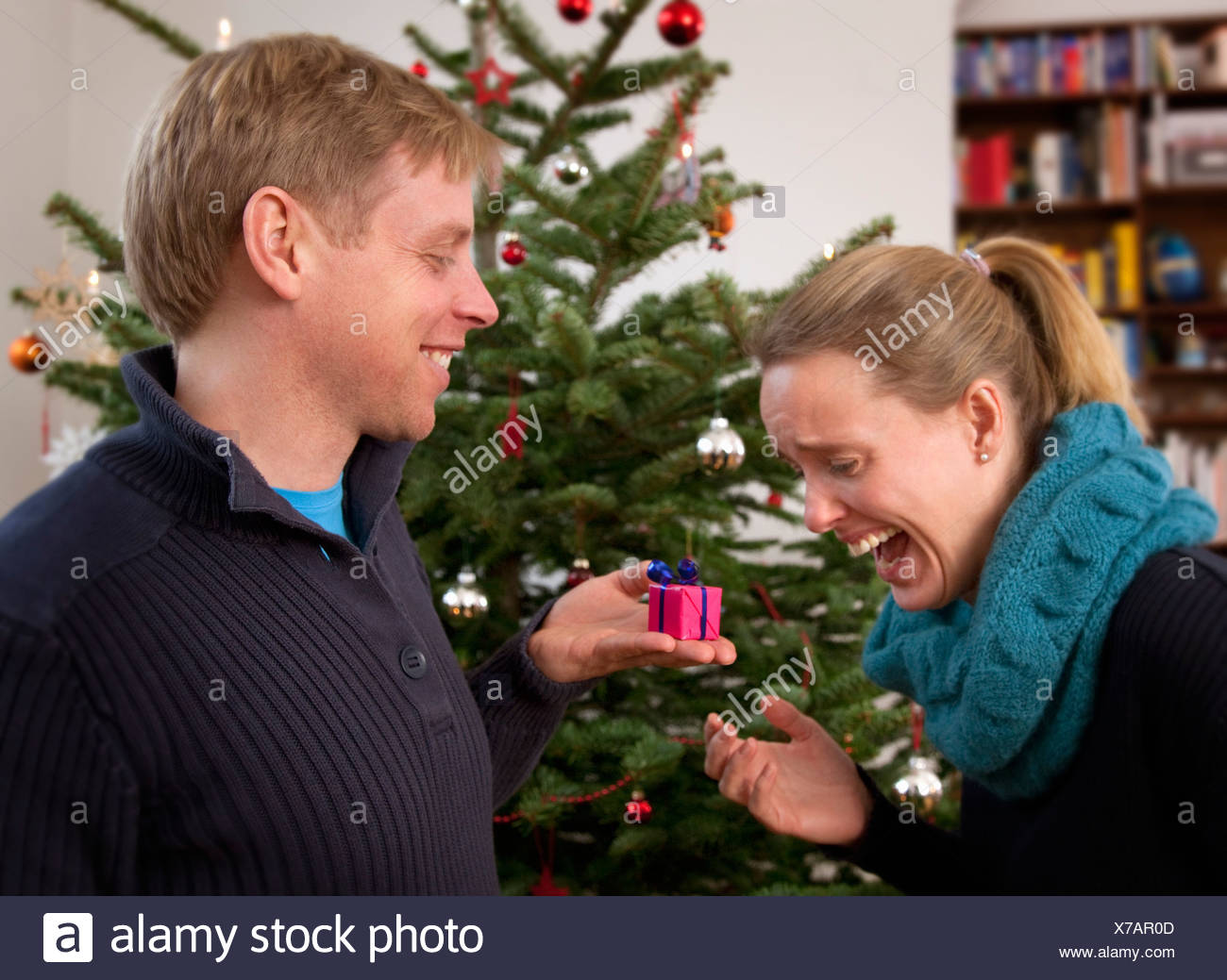Present Giving High Resolution Stock Photography and Images - Alamy