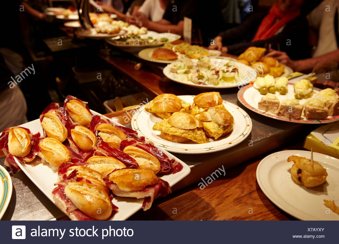 Tapa Bar Restaurant San Sebastian High Resolution Stock Photography and ...