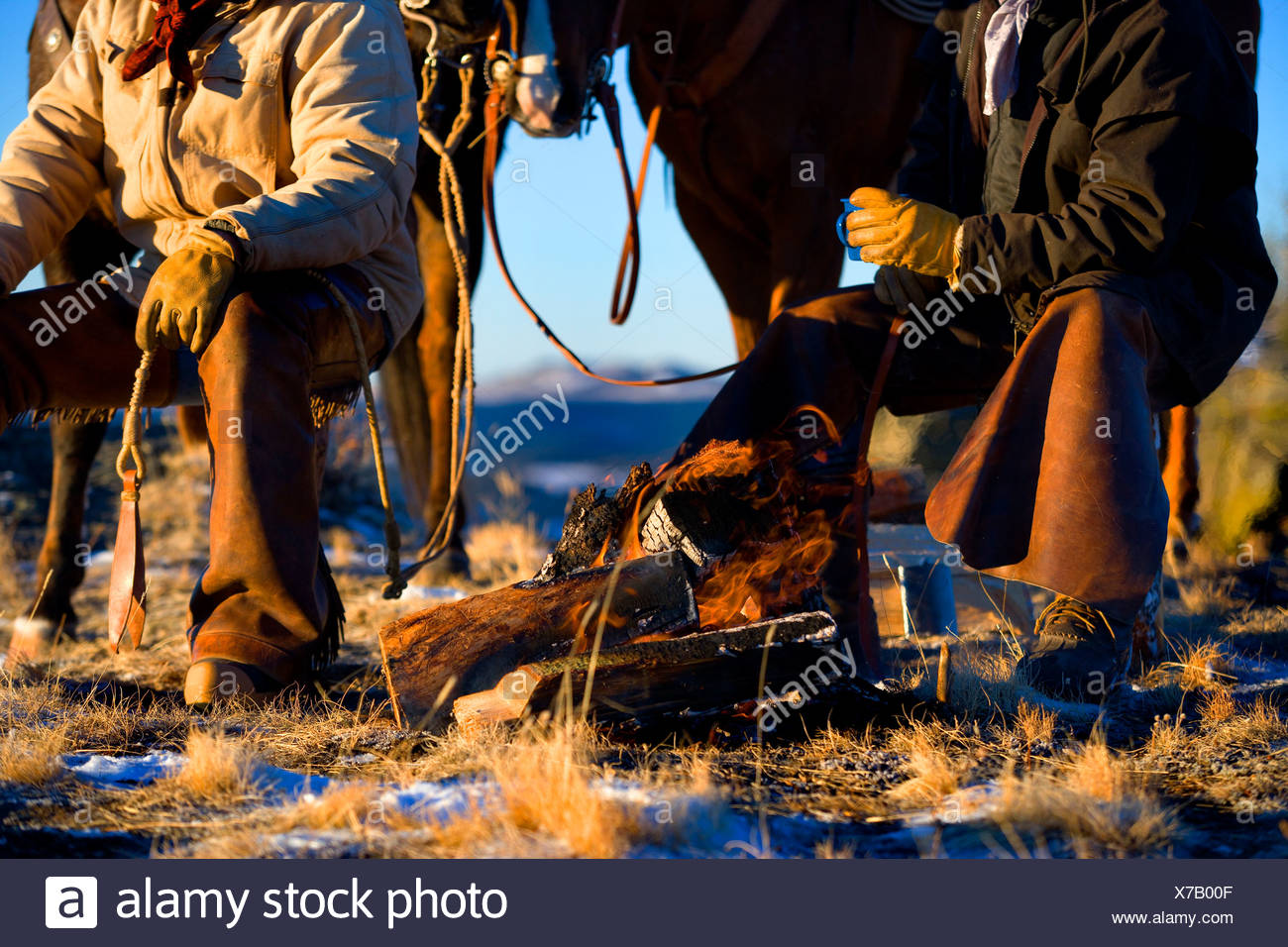 Cowboy Campfire Stock Photos & Cowboy Campfire Stock Images - Alamy