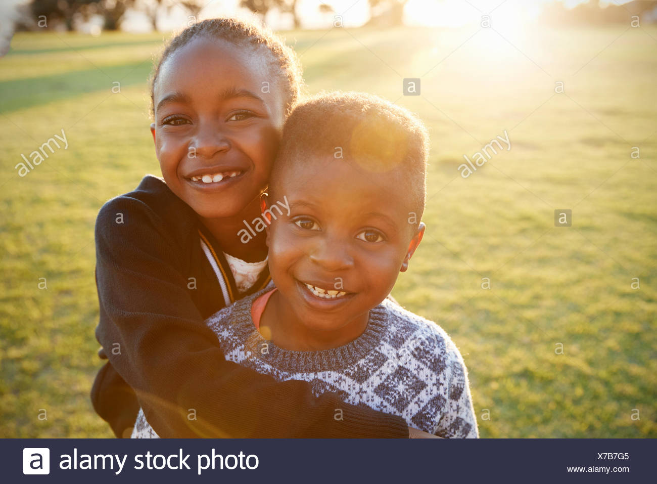 African School Kids Hugging Each High Resolution Stock Photography and ...