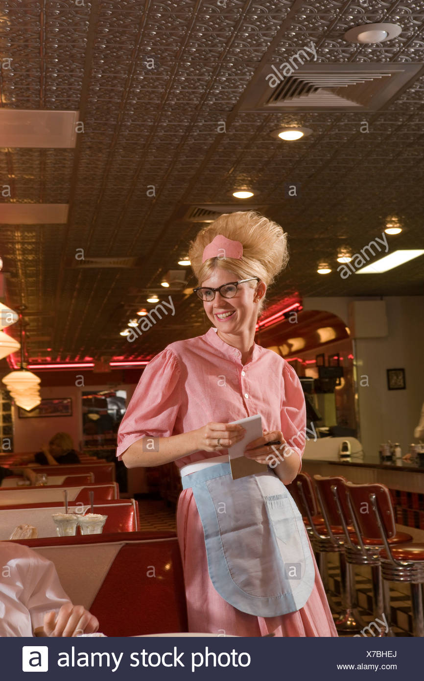 American Style Waitress High Resolution Stock Photography and Images ...