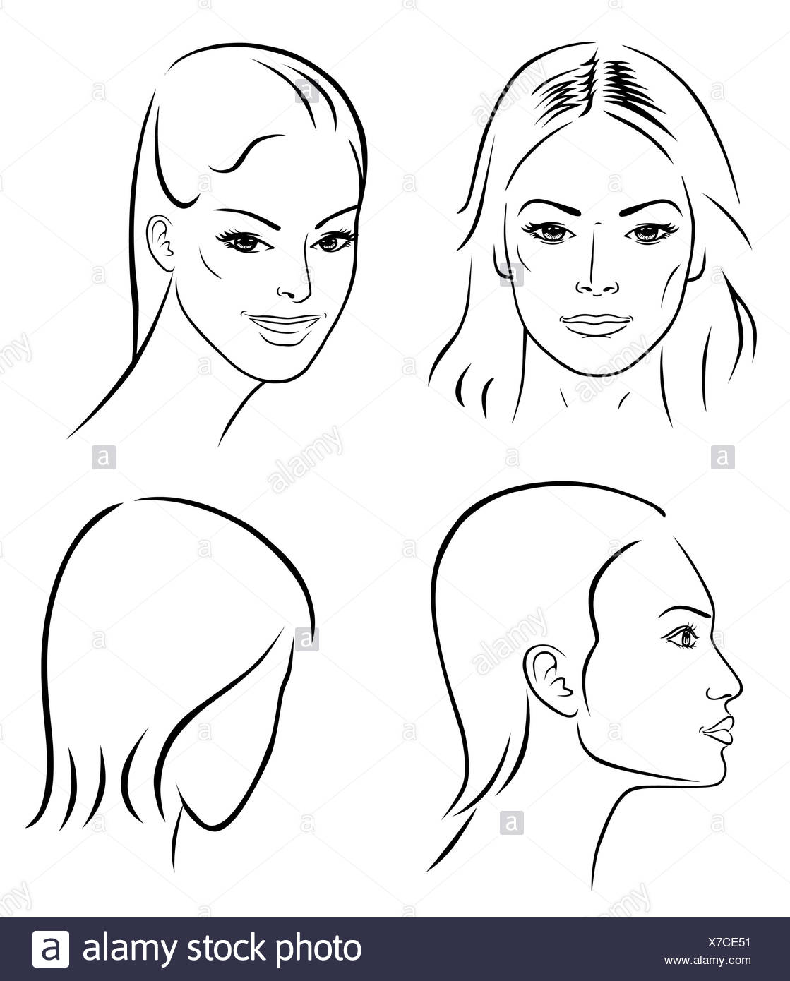 Four Faces High Resolution Stock Photography and Images - Alamy