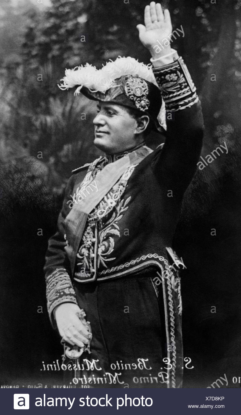 Italian Dictator Benito Mussolini Hat Stock Photos & Italian Dictator ...