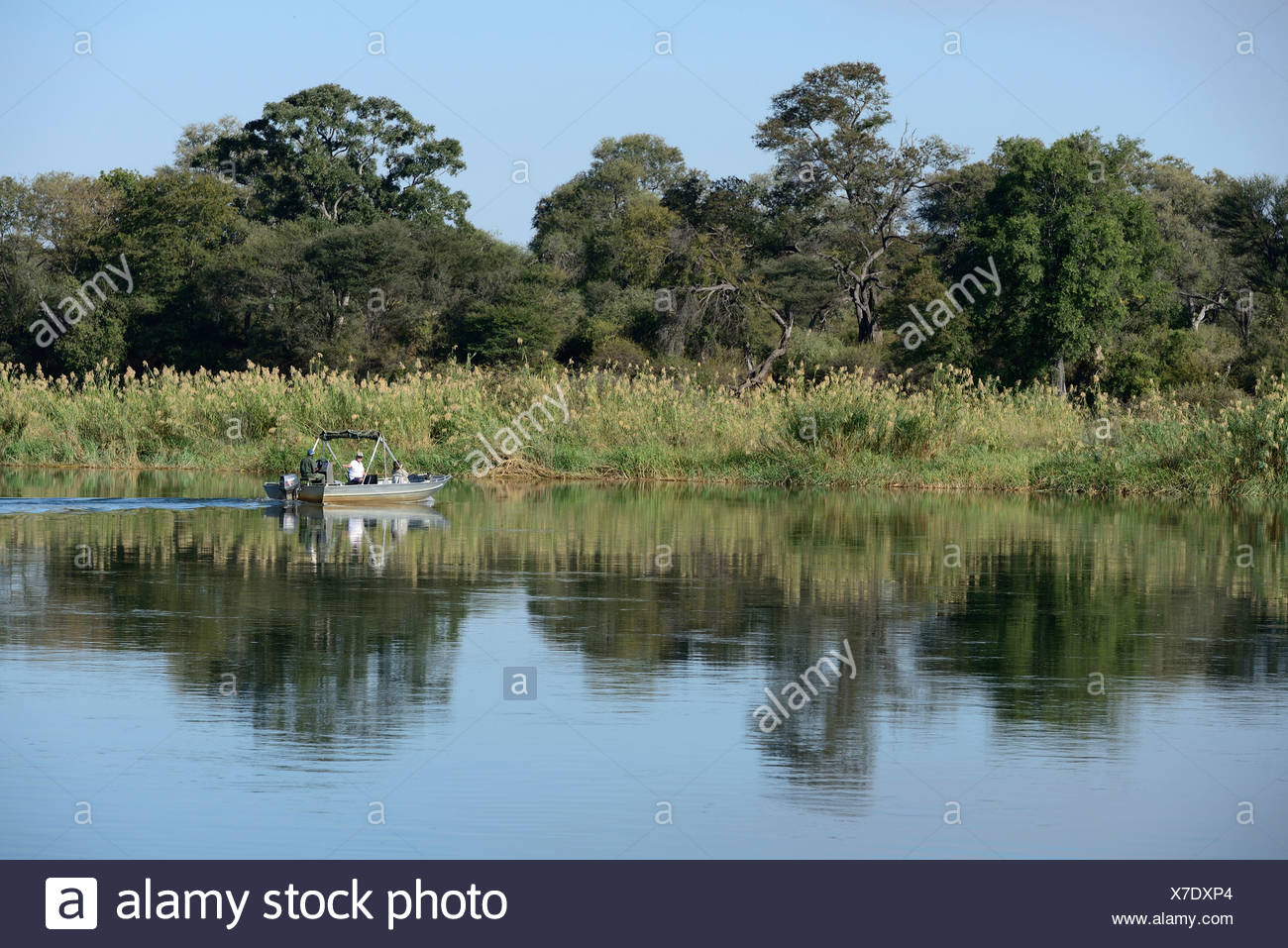 Boat At Okavango High Resolution Stock Photography and Images - Alamy