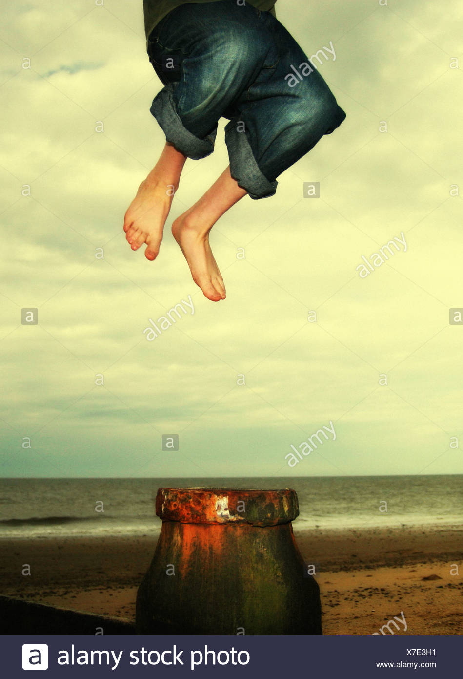 Barefoot Youth Barefoot Boy High Resolution Stock Photography and ...
