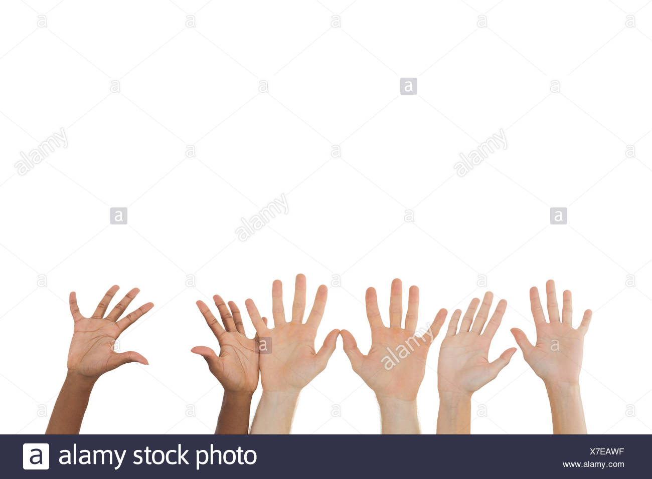 Waving Hands Cut Out Stock Images & Pictures - Alamy
