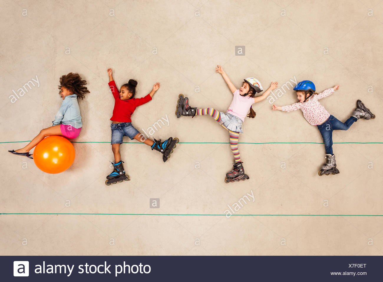 Inline Skating Child High Resolution Stock Photography and Images - Alamy