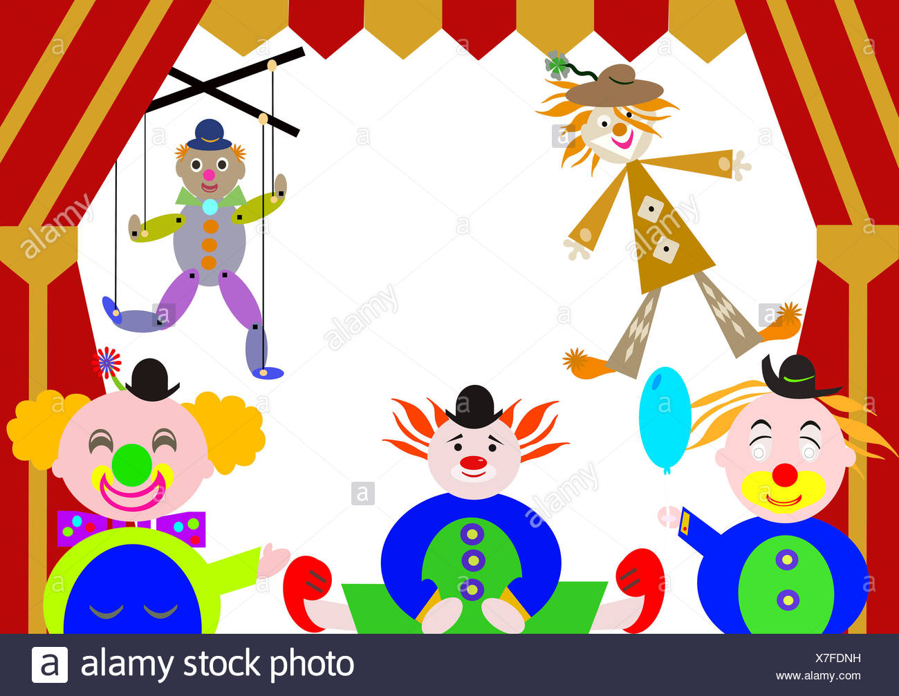 Cartoon Clowns High Resolution Stock Photography and Images - Alamy