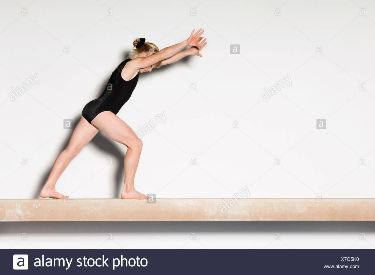 Gymnastics Balance Beam Stock Photos & Gymnastics Balance Beam Stock ...