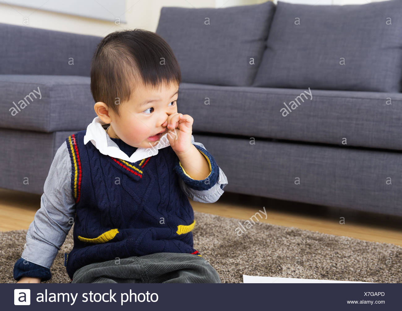 Kid Picking Nose Stock Photos & Kid Picking Nose Stock Images - Alamy