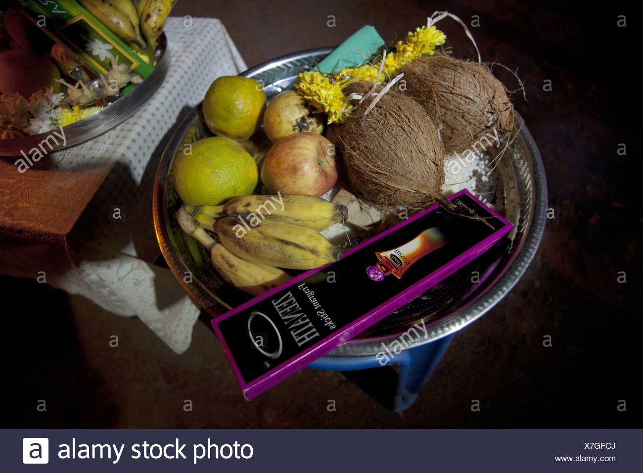 Puja Items High Resolution Stock Photography and Images - Alamy