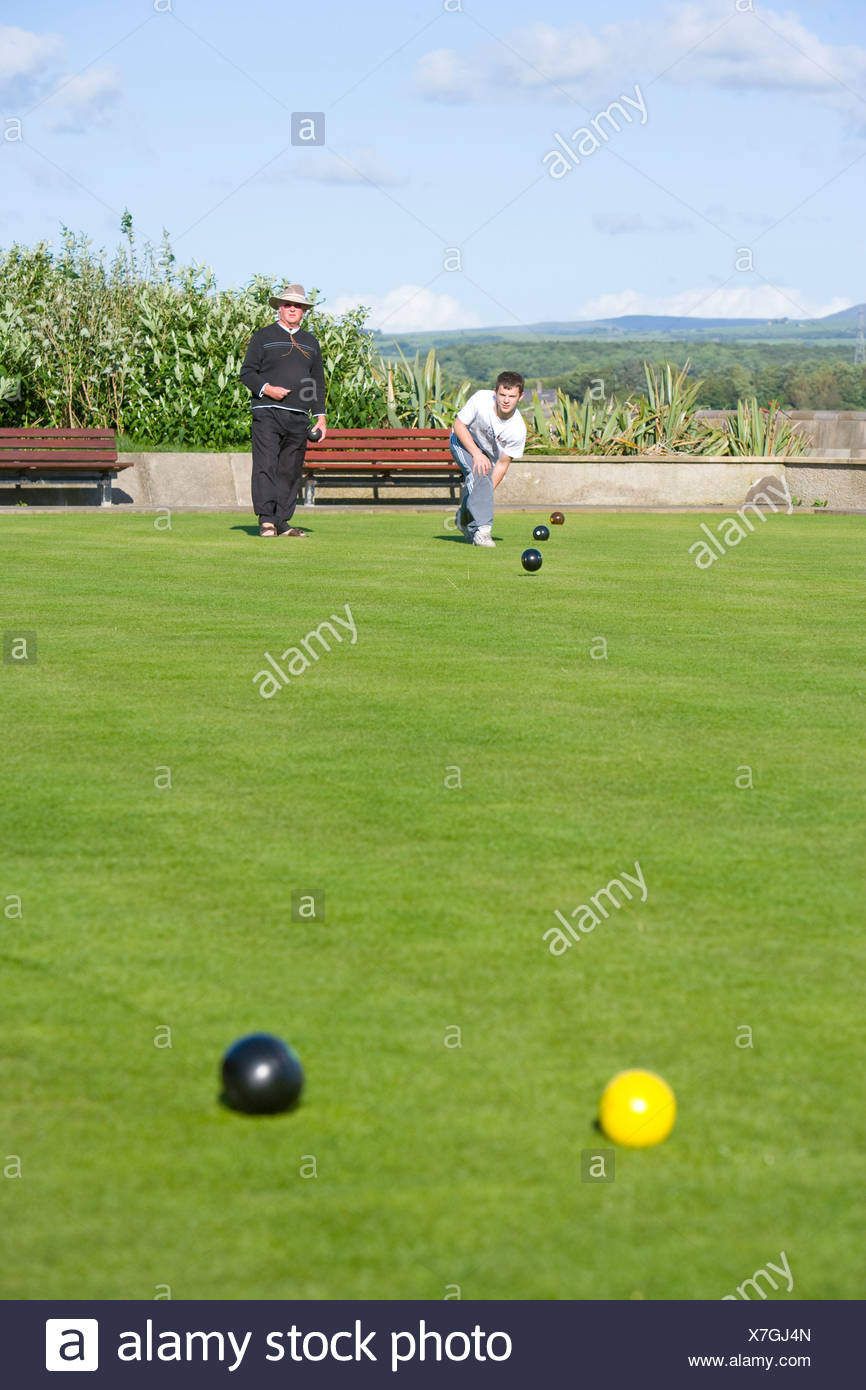 Crown Green Bowls Stock Photos & Crown Green Bowls Stock Images - Alamy