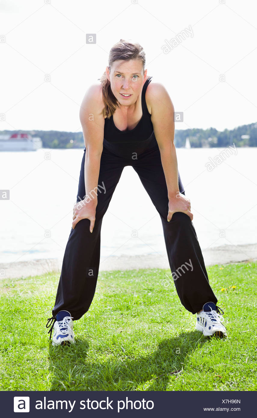 Woman On Her Hands And Knees High Resolution Stock Photography and ...