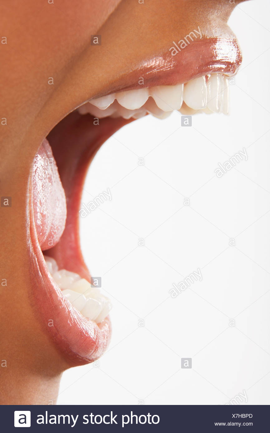 Mouth Open Wide Woman Stock Photos & Mouth Open Wide Woman Stock Images ...