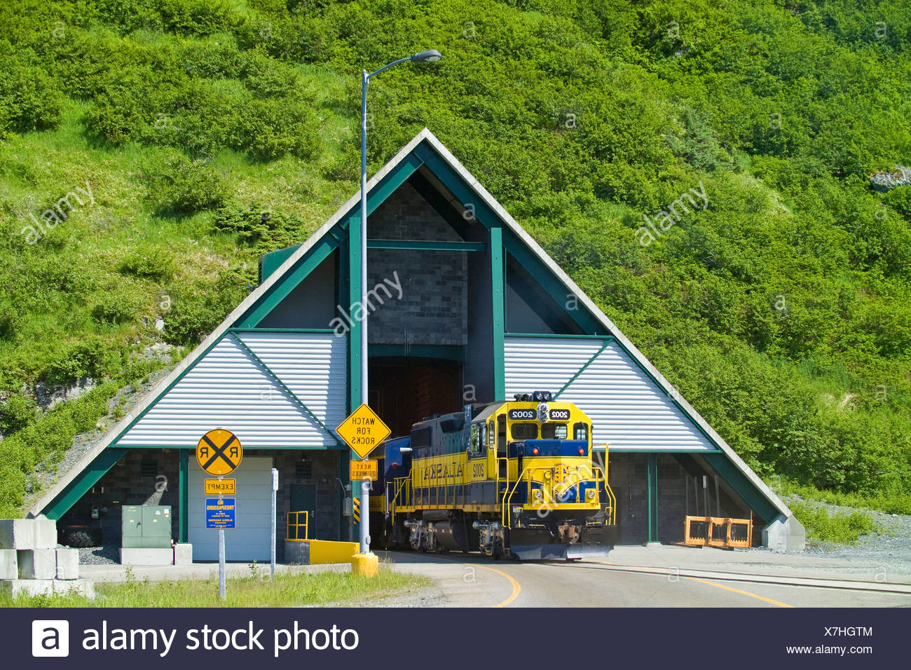 Anton Anderson Memorial Tunnel Stock Photos & Anton Anderson Memorial ...