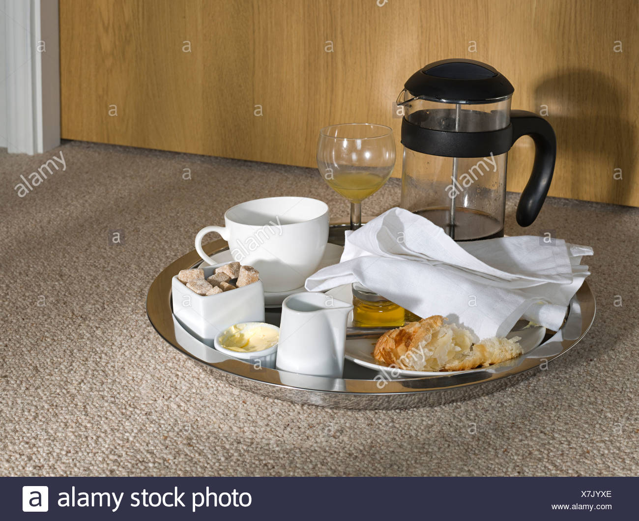 Hotel Room Service Tray Stock Photos & Hotel Room Service Tray Stock ...