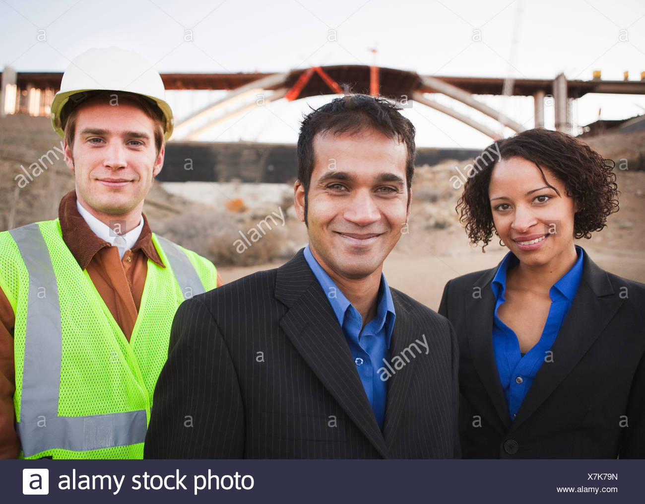 Engineers Smiling On Worksite High Resolution Stock Photography and ...