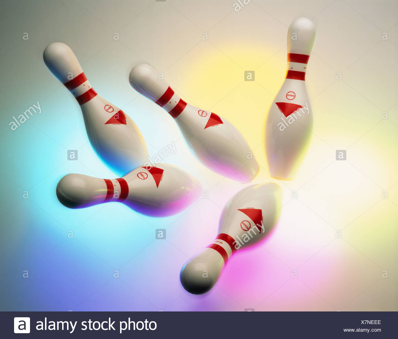 Bowling Pins Falling High Resolution Stock Photography and Images - Alamy
