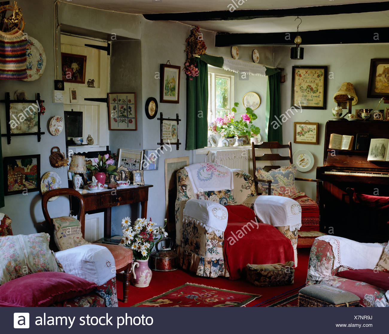 Traditional Cottage Furniture Armchair High Resolution Stock ...