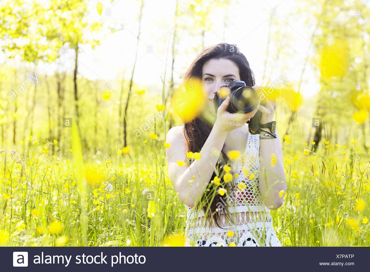Young Woman With Camera High Resolution Stock Photography and Images ...