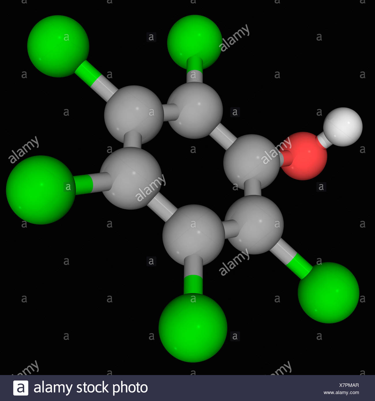 Pentachlorophenol Molecule High Resolution Stock Photography and Images ...