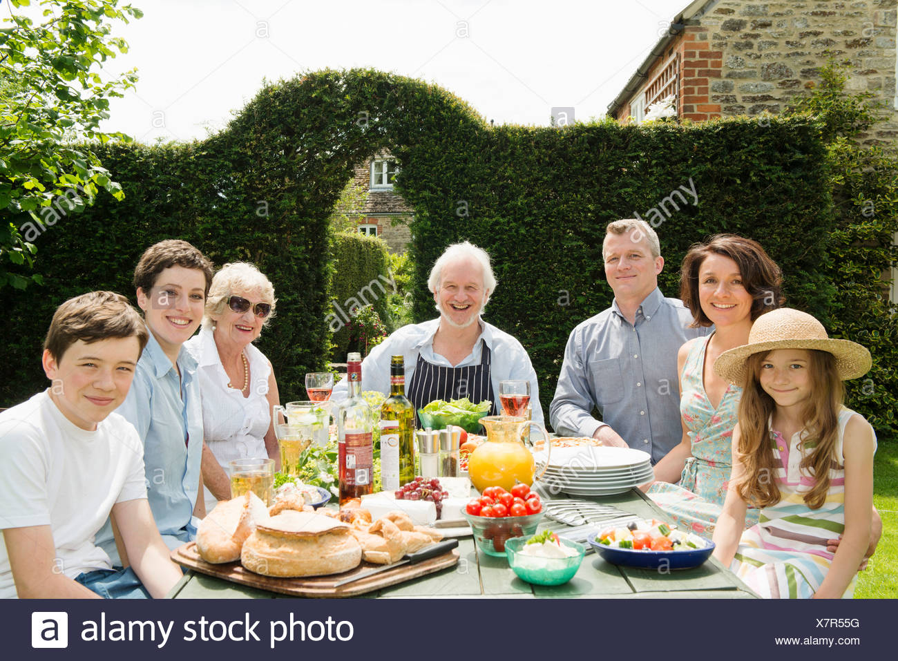 Family Lunch Stock Photos & Family Lunch Stock Images - Alamy