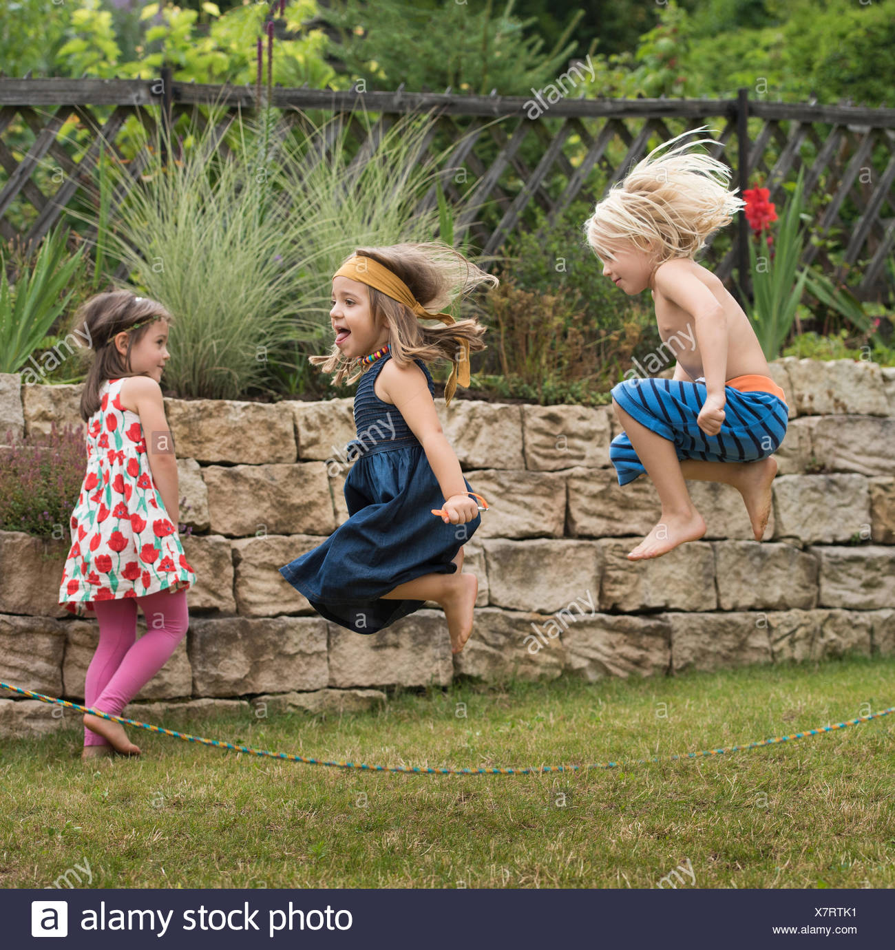 Skipping Rope Children High Resolution Stock Photography and Images - Alamy