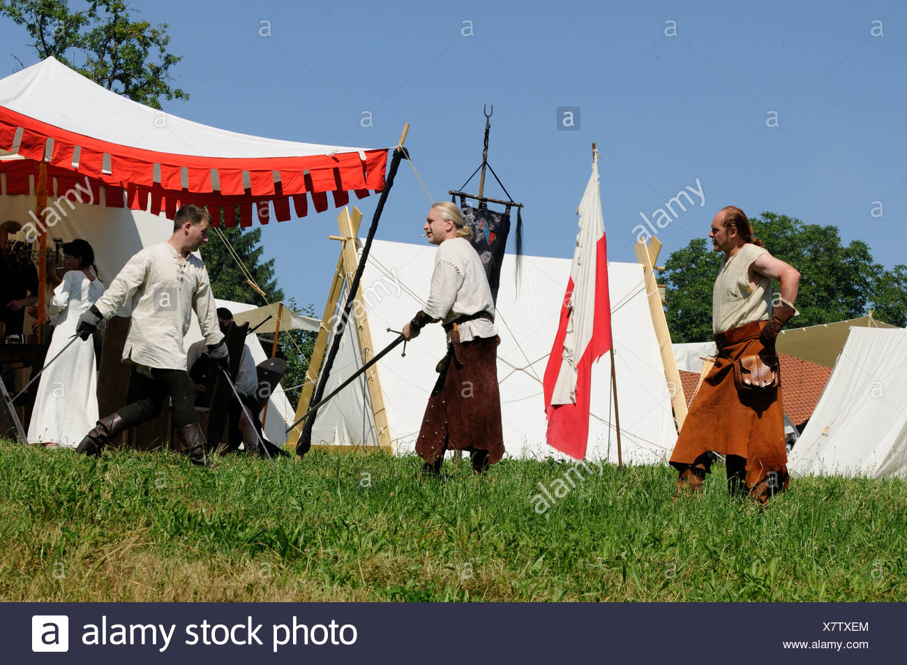 Medieval Tournament Tents High Resolution Stock Photography and Images ...