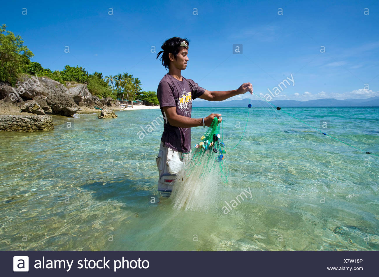 Catching A Fish High Resolution Stock Photography and Images - Alamy