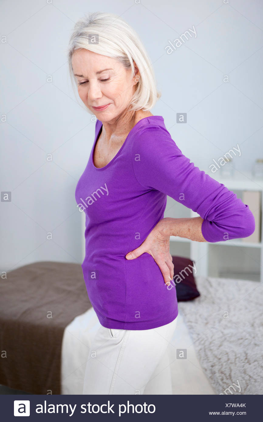 Mature Woman Back Pain High Resolution Stock Photography and Images - Alamy